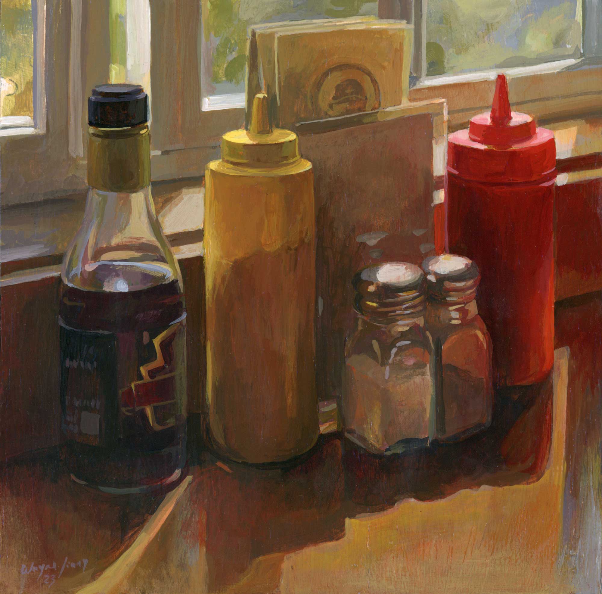 Art of Wayne Jiang Restaurant Paintings